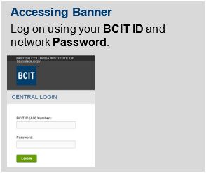 Banner 9 Quick Reference Guide Resource – BCIT