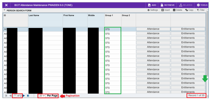 Recording Attendance in Banner 9 for Attendance Keepers – BCIT