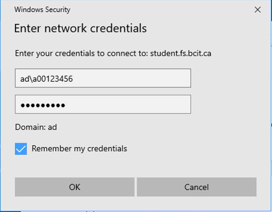 Connecting to the Dev Drive (Z:) from a personal Windows device – BCIT