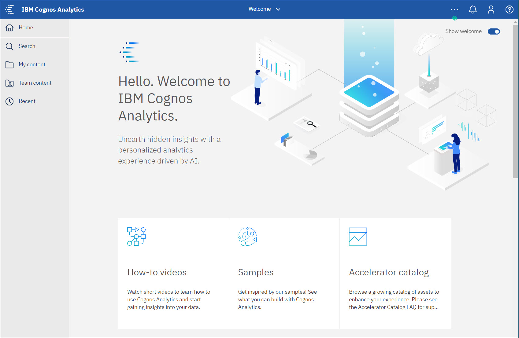 Getting Started with Cognos Analytics – BCIT