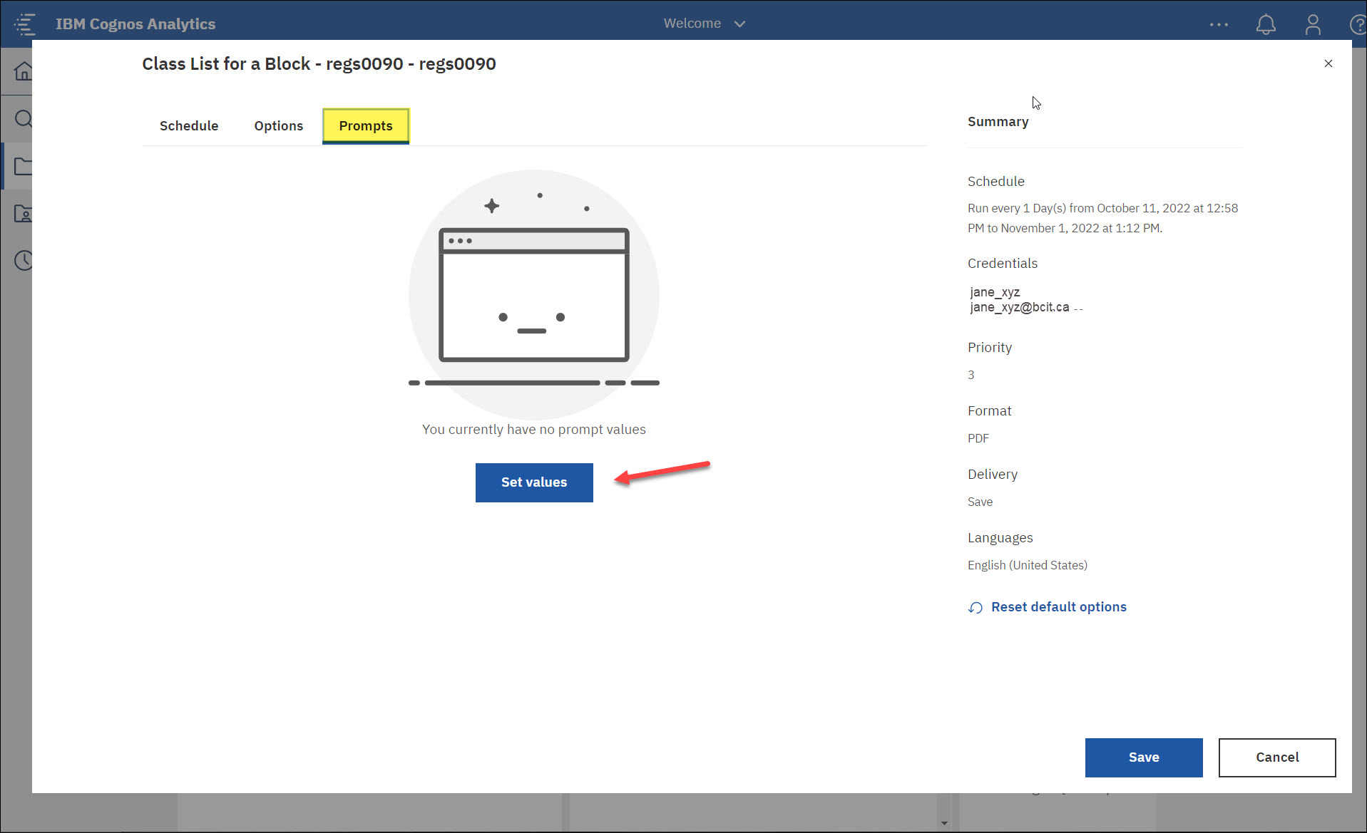 Getting Started with Cognos Analytics – BCIT
